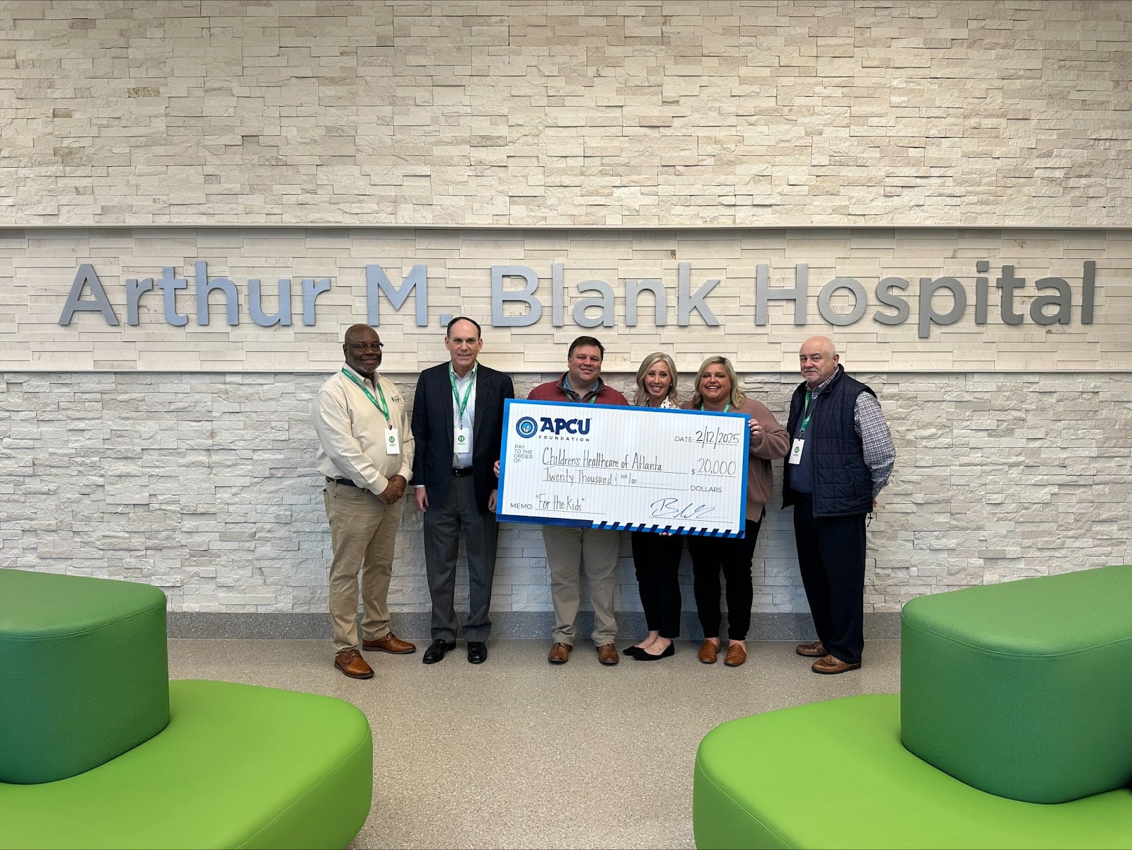 APCU/Center Parc Credit Union donates $20K to benefit Children’s ...